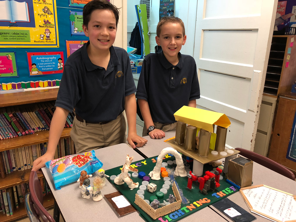 5th Grade Board Game Project – St. James School – Manchester CT